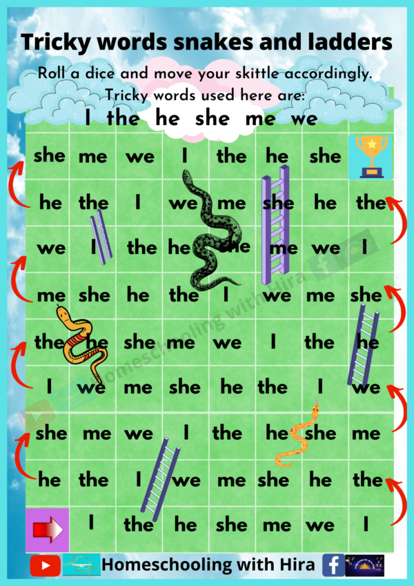 Worksheets For Tricky Words – Home Schooling With Hira