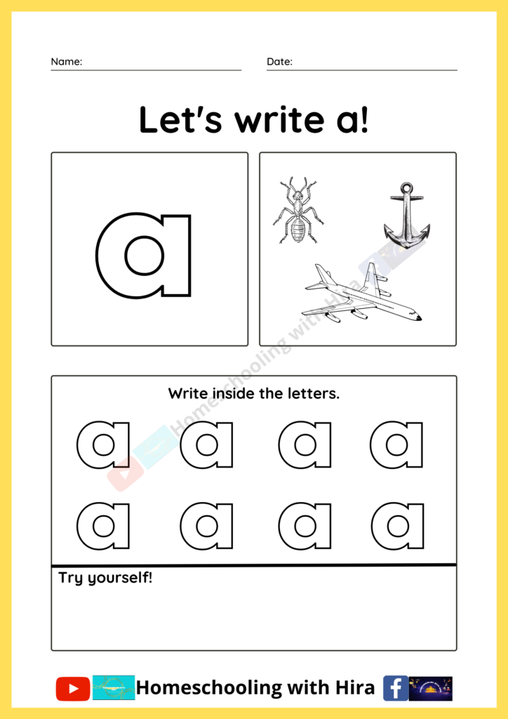 Jolly Phonics Worksheets – Home Schooling With Hira