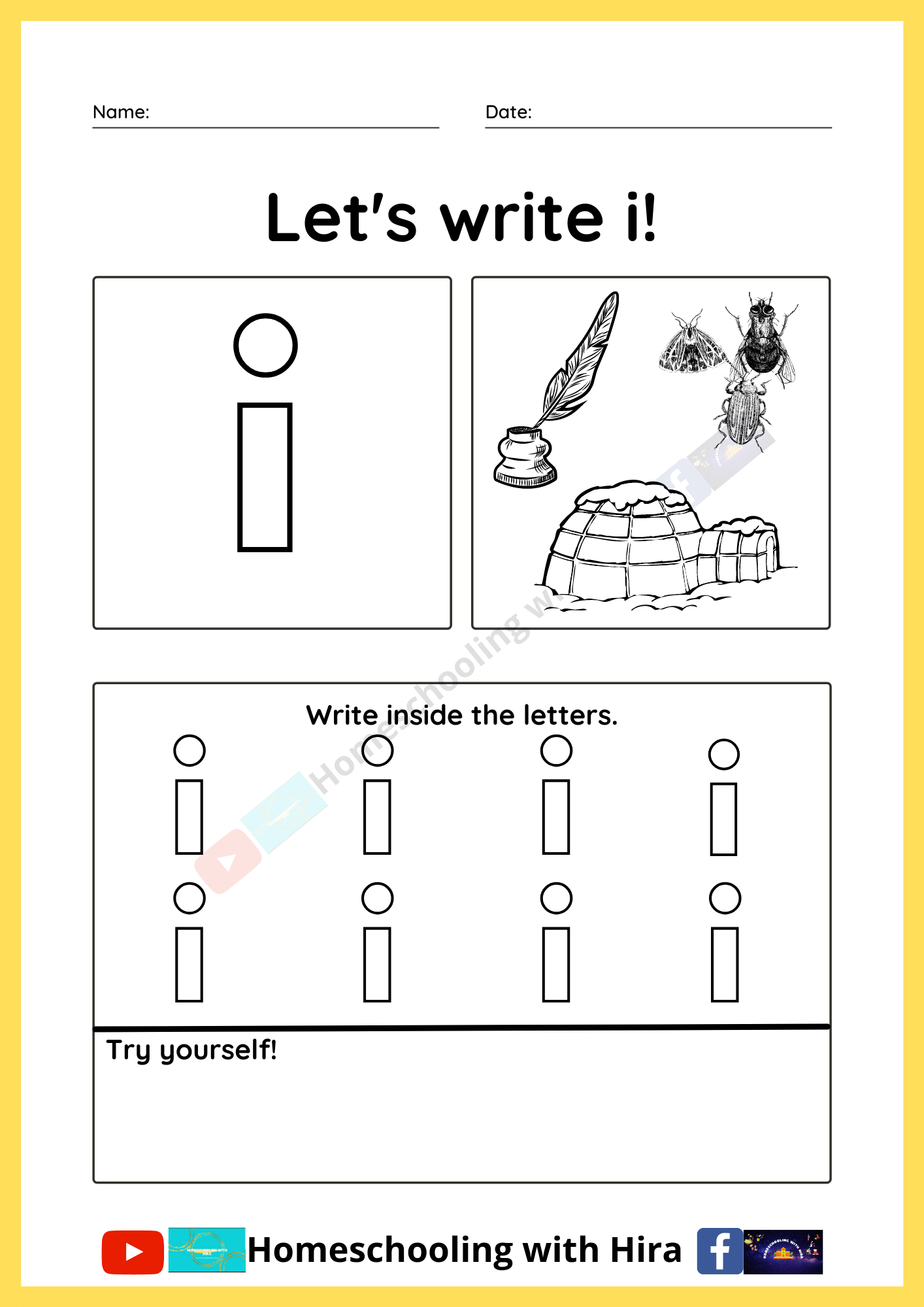 Jolly Phonics Worksheets – Home Schooling With Hira