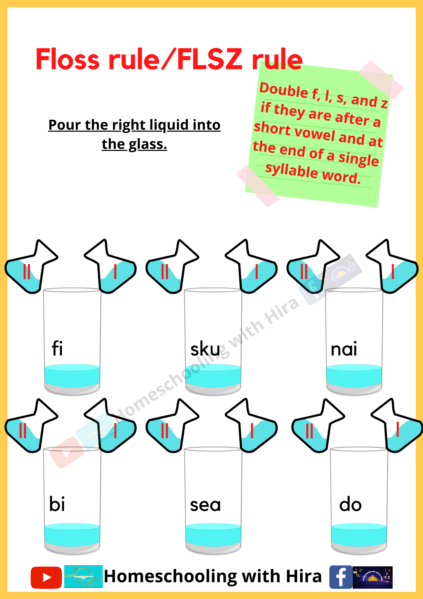 Worksheets For Spelling Rules – Home Schooling With Hira