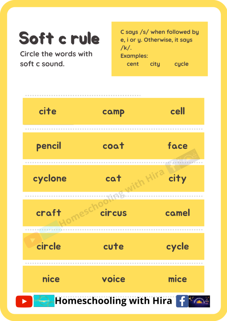 Worksheets For Spelling Rules – Home Schooling With Hira