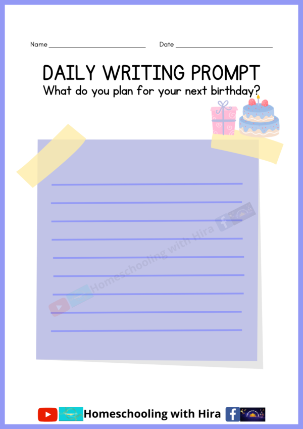 Creative Writing Worksheets – Home Schooling With Hira