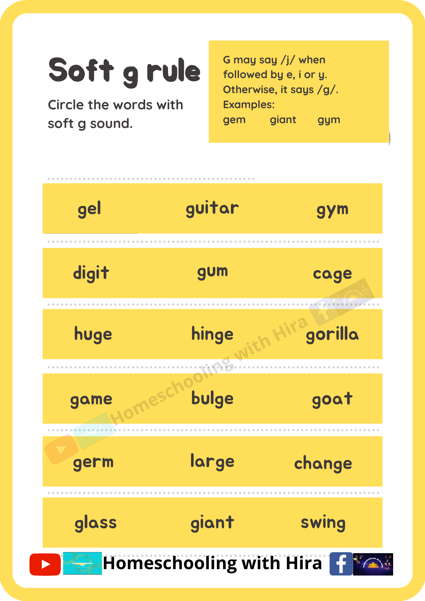 Worksheets For Spelling Rules – Home Schooling With Hira