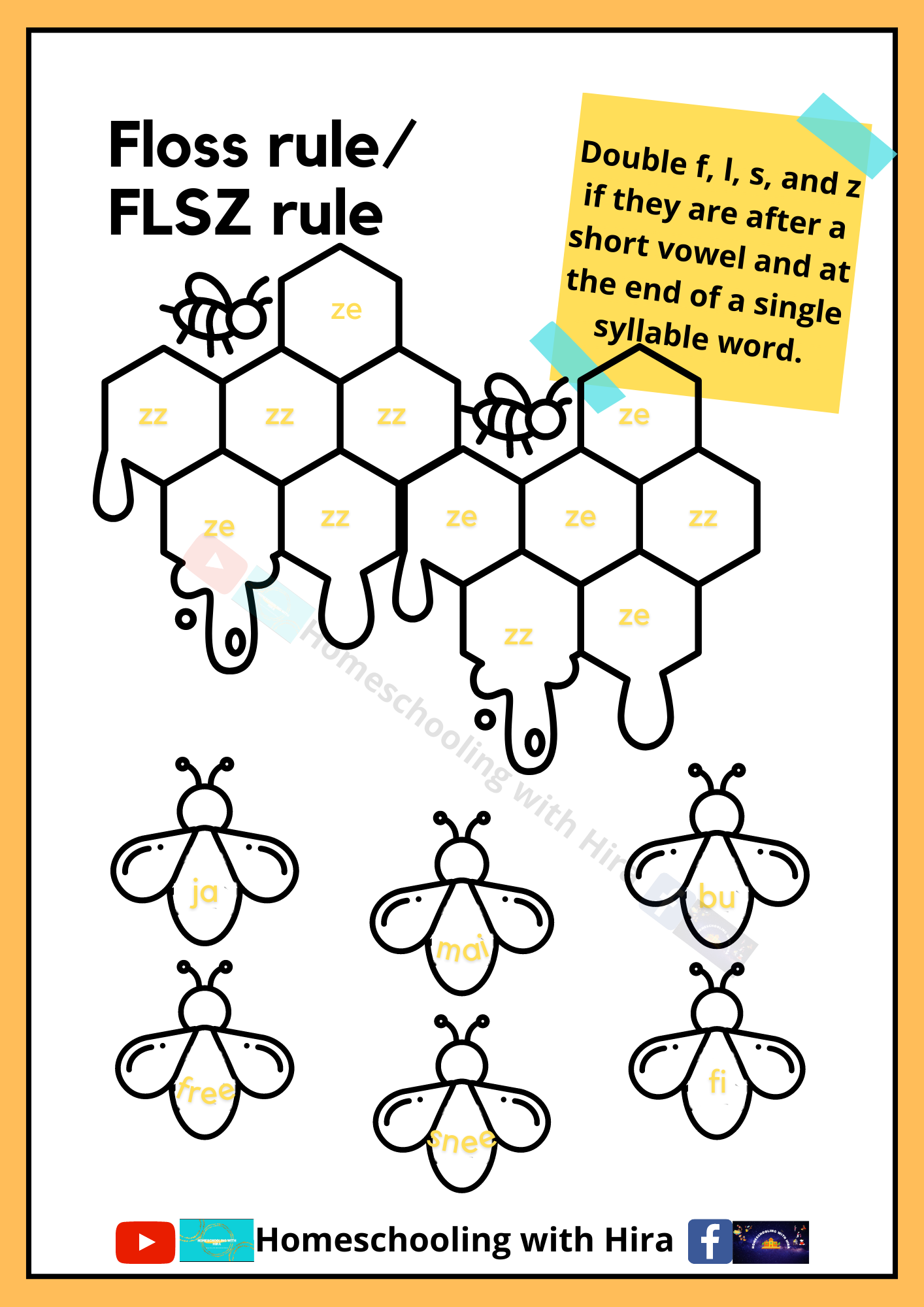 Worksheets For Spelling Rules – Home Schooling With Hira