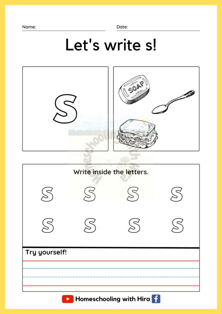 Jolly Phonics Worksheets – Home Schooling With Hira