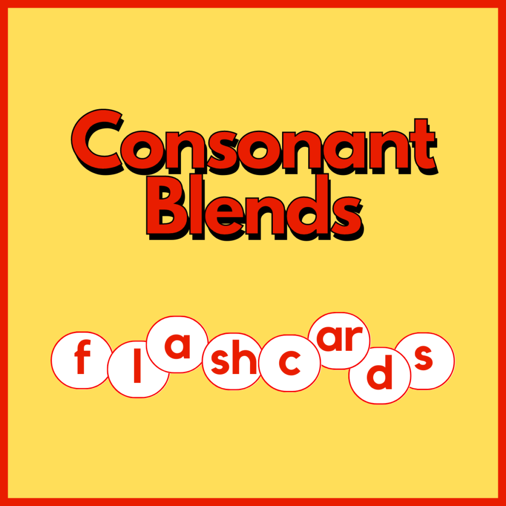 Consonant Blends Flashcards – Home Schooling With Hira
