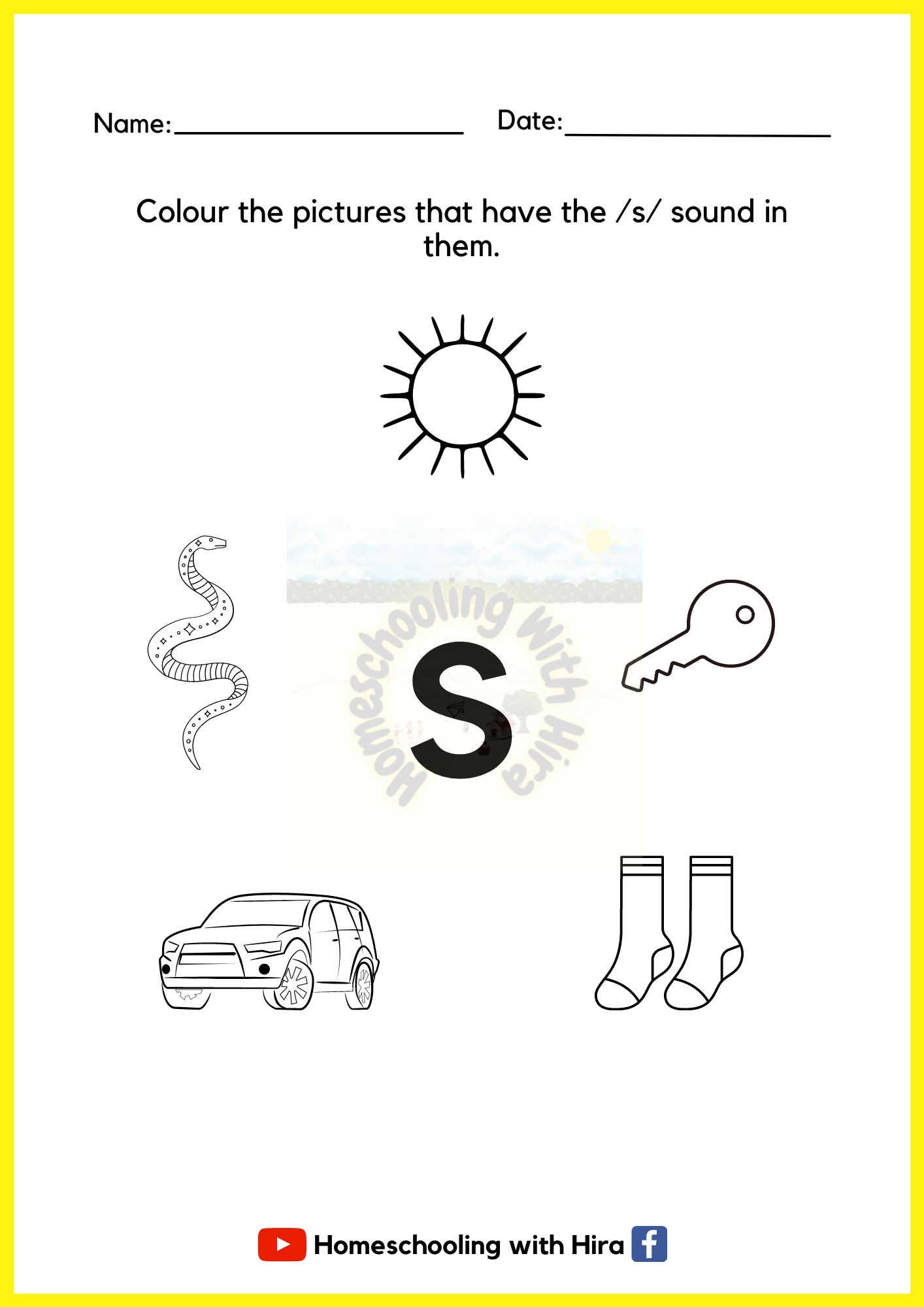 Jolly Phonics Worksheets – Home Schooling With Hira